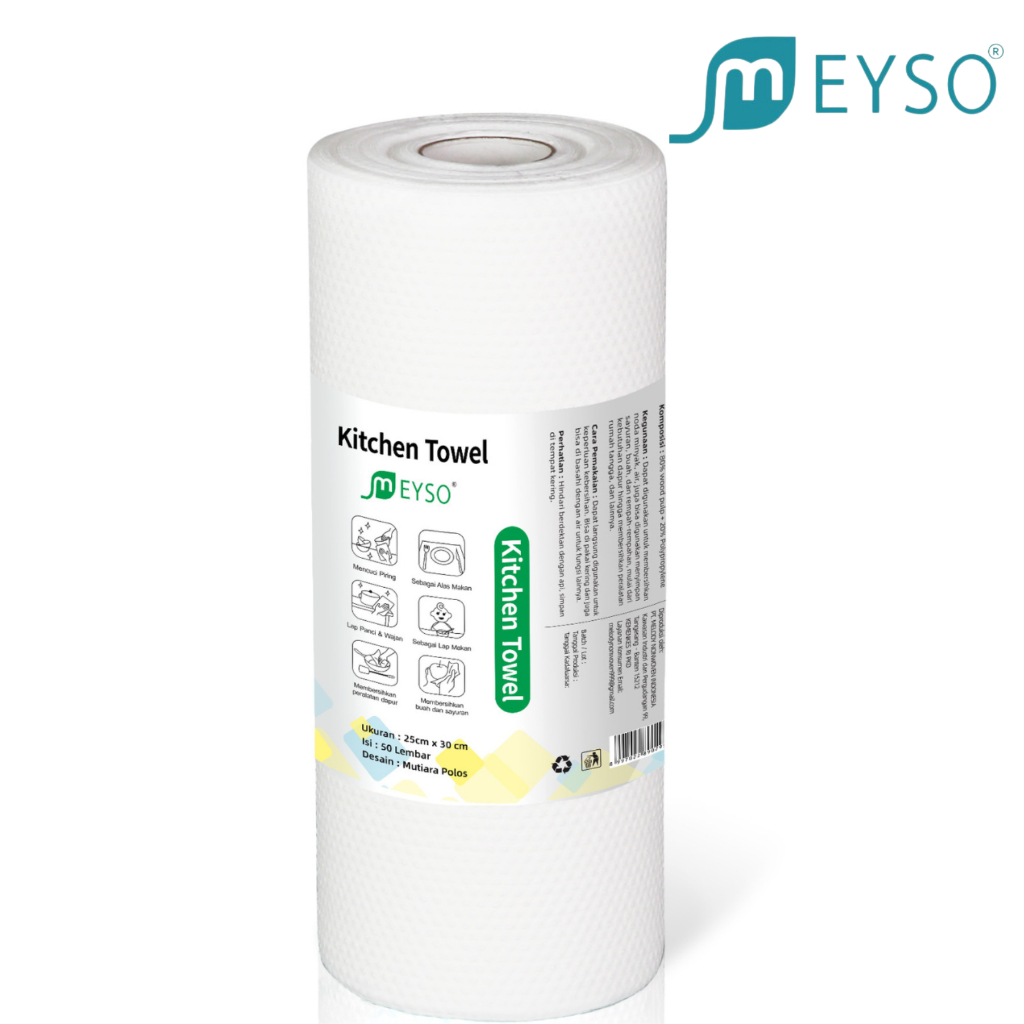Jual MEYSO Tissue Kitchen Towel Mutiara Polos - Tisu Dapur 1 Roll (50 ...