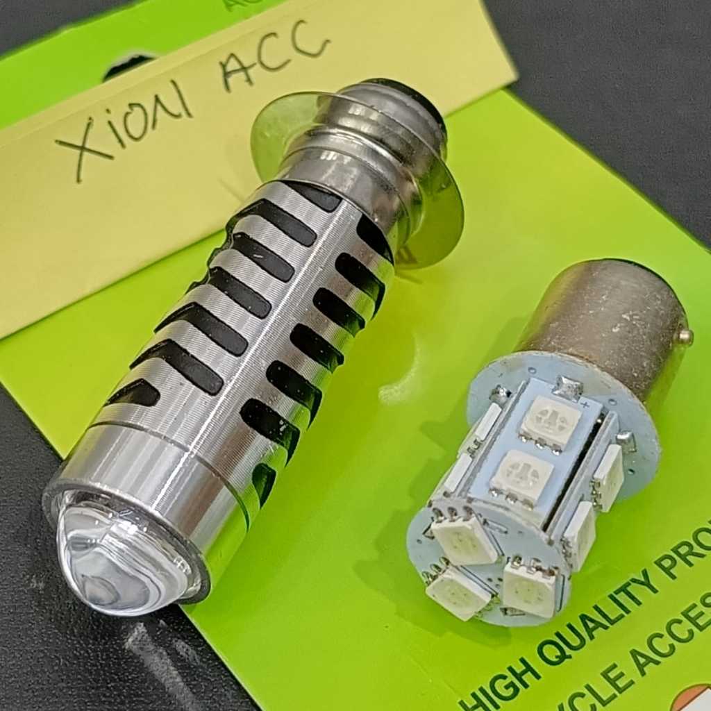 Jual [ PROMO ] Paket Lampu Led Laser H6 12watt AcDc Putih-Kuning Plus ...