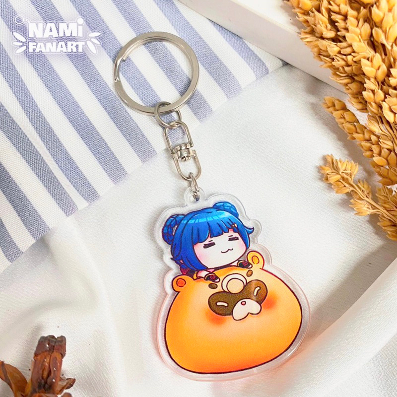 Jual Genshin Impact Xiangling Gantungan Kunci Keychain Anime ...