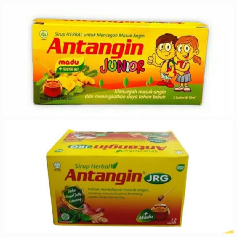 Jual Antangin JRG Junior Box Sachet Tablet - Jamu Herbal Tradisional ...