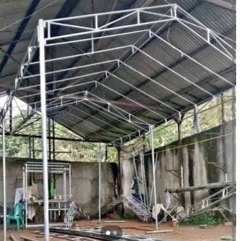 Jual Tenda hajatan tenda besi tenda costum ukuran | Shopee Indonesia