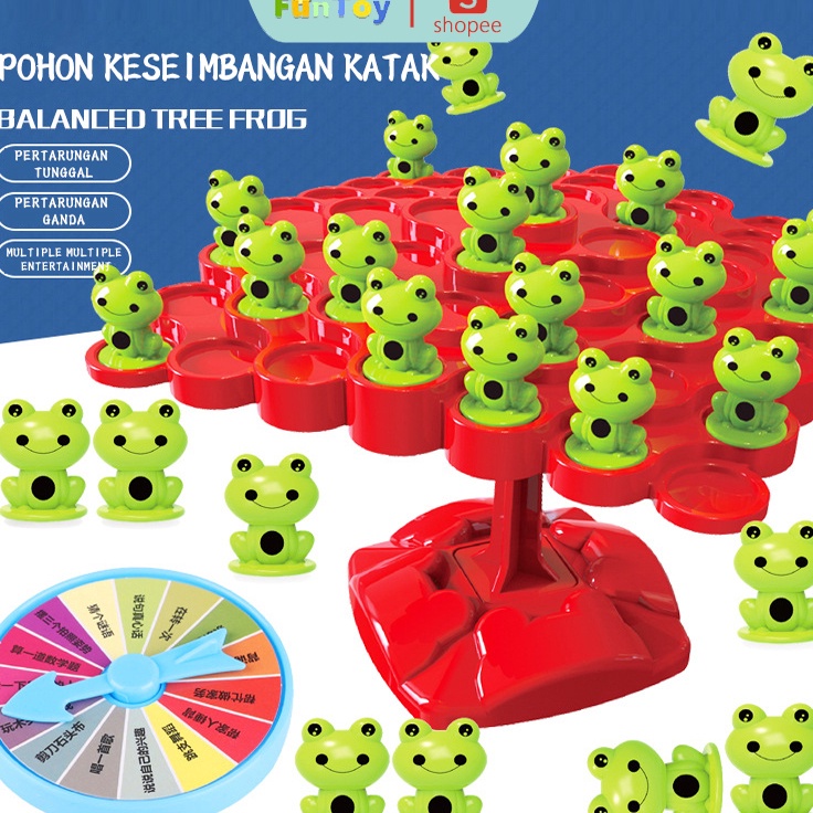 Jual TkB FUNTOY pohon katak Mainan keseimbangan board game pelatihan ...