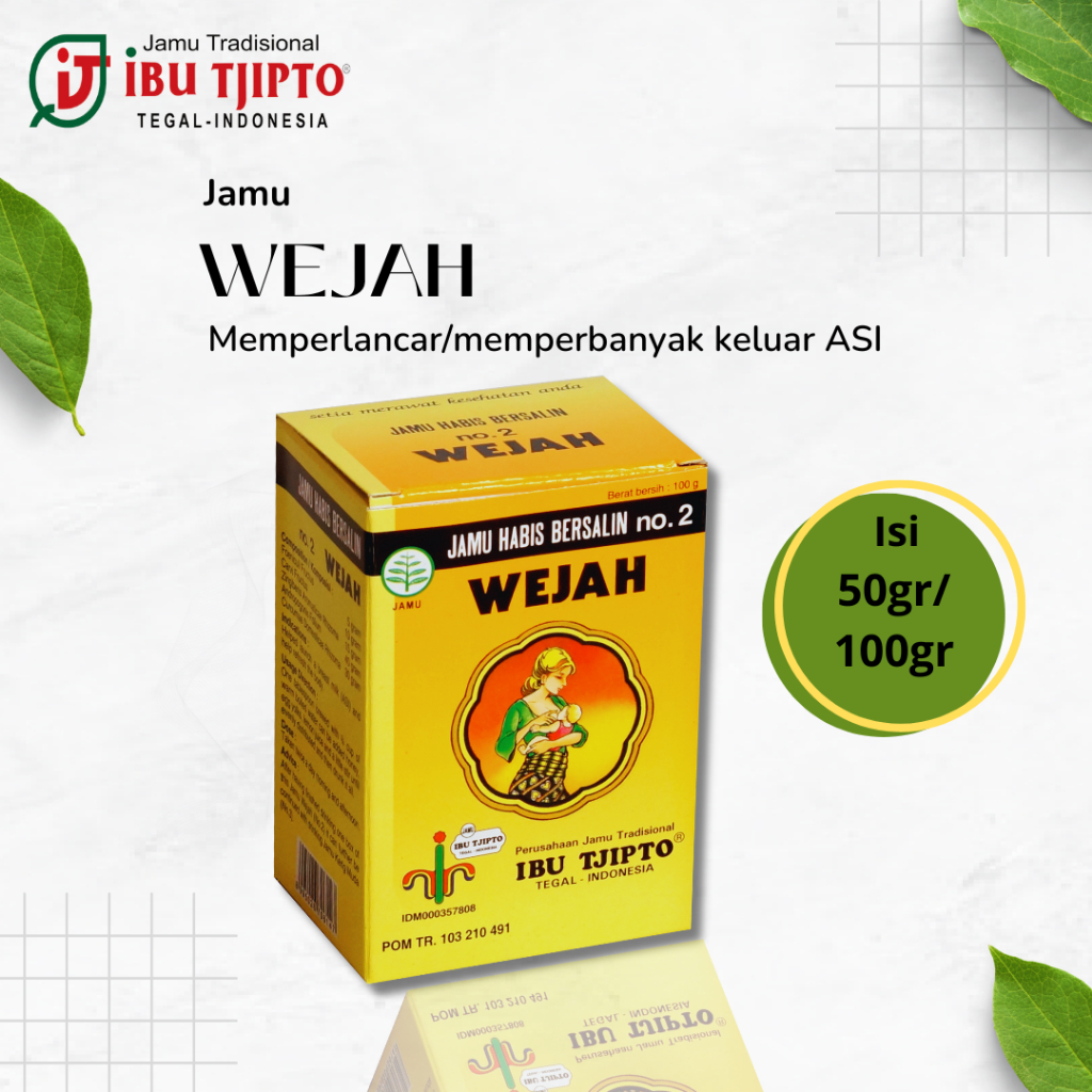 Jual JAMU WEJAH IBU TJIPTO (PELANCAR ASI) | Shopee Indonesia