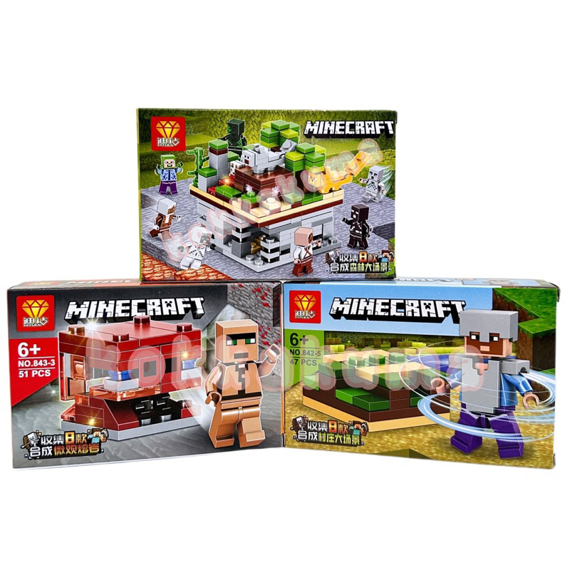Jual ( KKM ) MINECRAFT Bricks Mainan Blocks Karakter Untuk Laki Laki ...