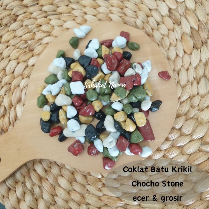 Jual Coklat Batu Kerikil Chocho Stone 100gr Coklat Krikil Oleh Oleh ...