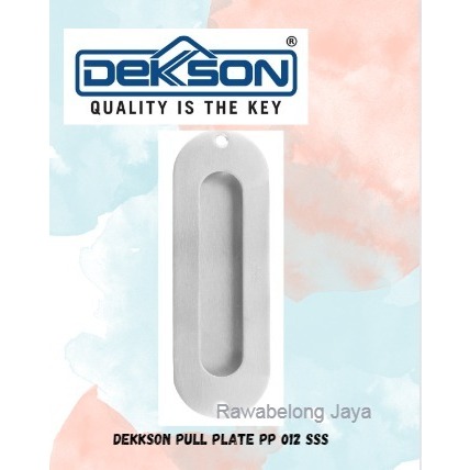 Jual Pull Plate Dekkson PP 012 SSS / Handle Sliding Tanam Oval /Pintu ...
