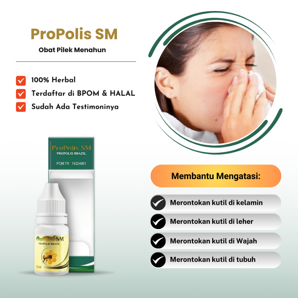 Jual Propolis SM - Obat Pilek Menahun, Hidung Tersumbat, Hidung Mampet, Sinusitis, Polip Hidung ...