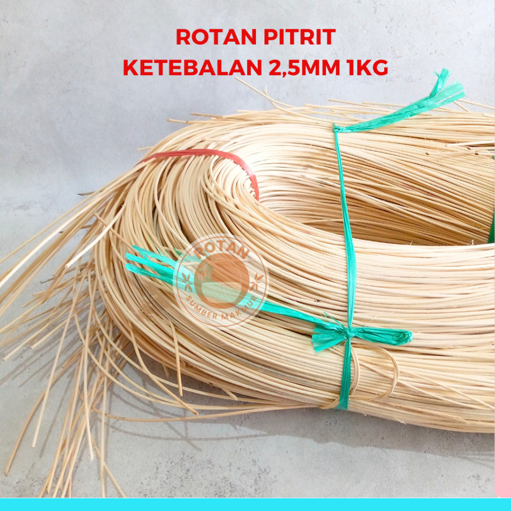 Jual ROTAN PITRIT 1 KG BAHAN PRAKARYA KERAJINAN TANGAN | Shopee Indonesia