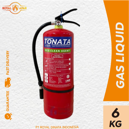 Jual APAR 6 kg Tonata Clean Agent Eco Liquid Gas / Set Komplit | Shopee ...