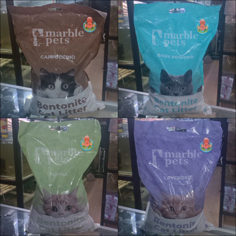 Jual INSTANT MARBLEPETS BENTONITE CAT LITTER 5LITER Pasir Wangi Apel ...