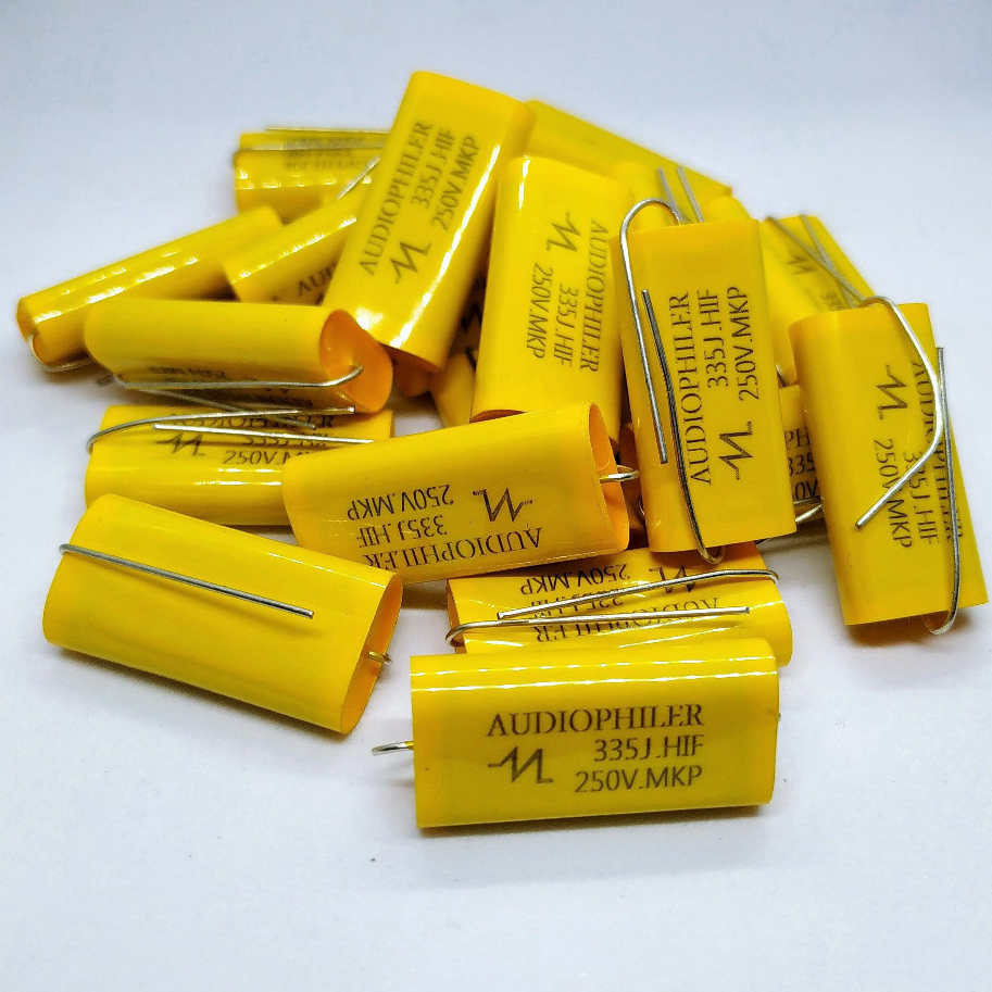Jual Kapasitor Milar Audiophiler MKP Kuning 335/ 250V (3,3 / 250) | Shopee Indonesia