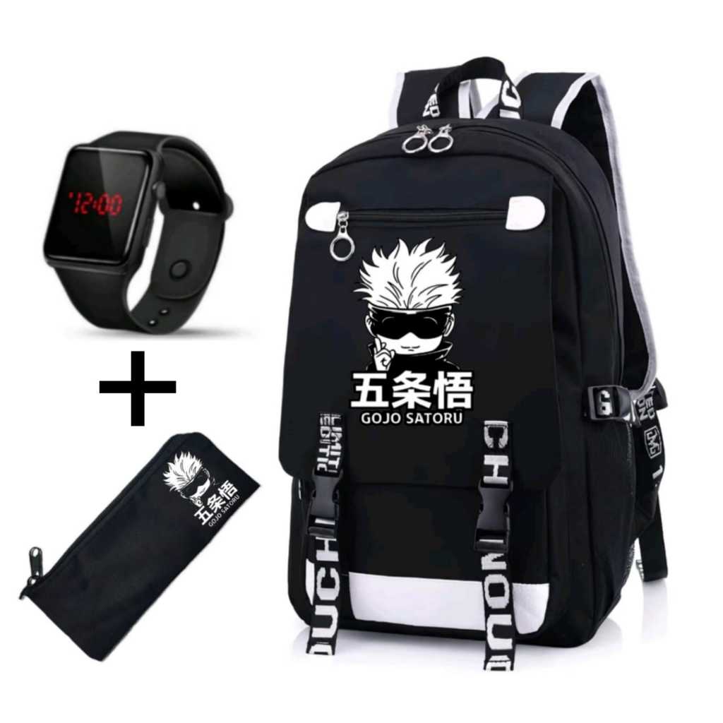 Jual tas sekolah anak sd laki laki prempuan jujutsu kaisen gojo satoru ...