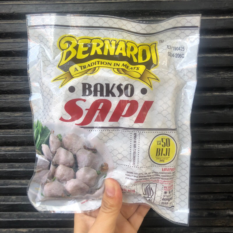 Jual Bernardi Bakso Sapi Kecil Halus 50pcs 360gr | Shopee Indonesia