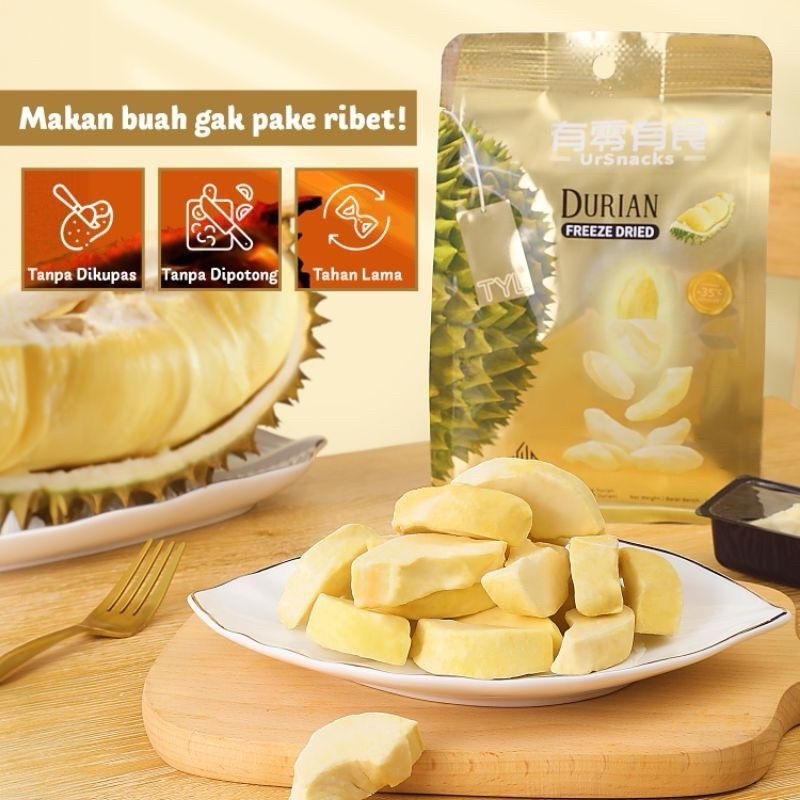 Jual (Halal) Tyl Freeze Dried Fruit / Snack Durian Vacum / Strawberry ...
