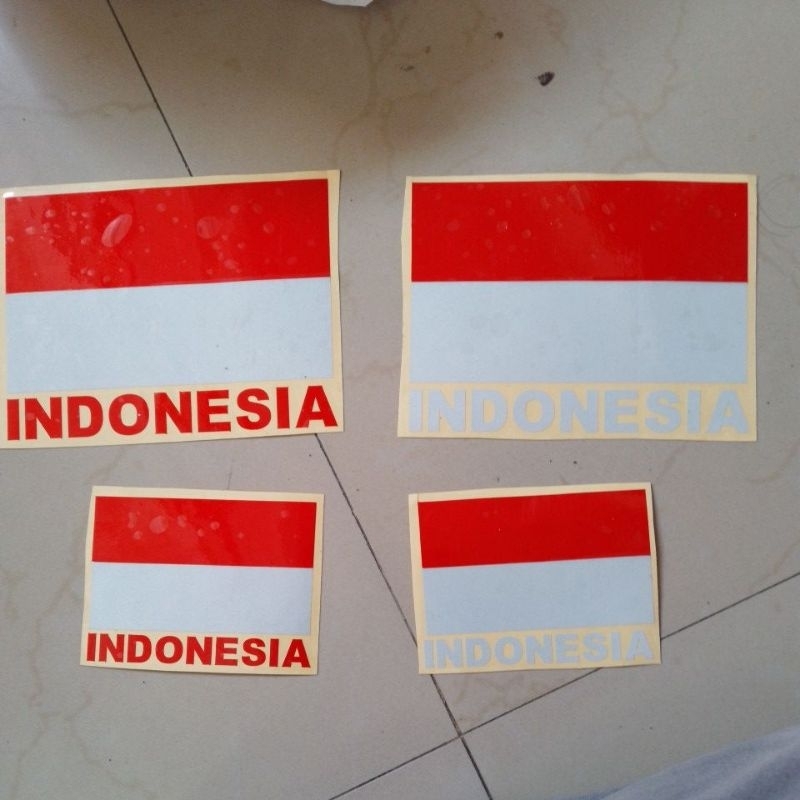 Jual stiker cutting bendera Indonesia | Shopee Indonesia