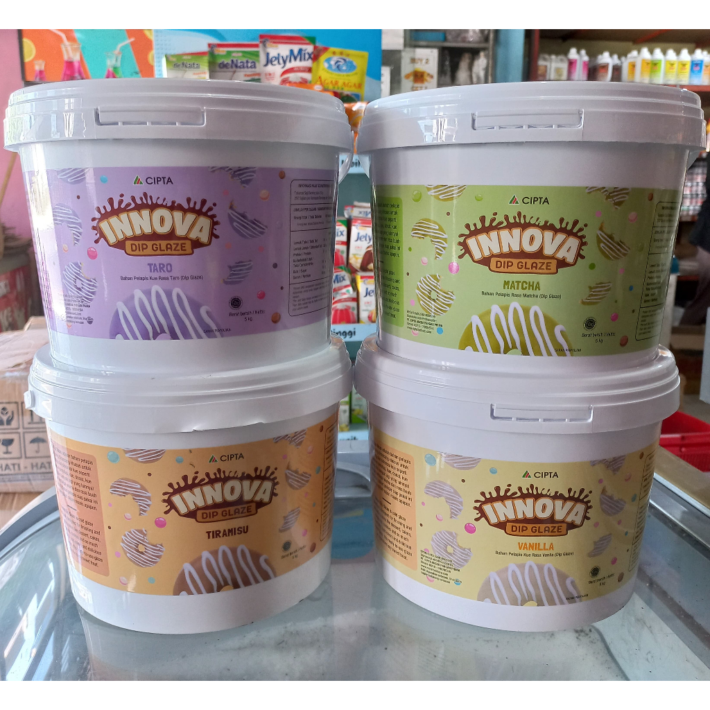Jual INNOVA / DIPGLAZE / BAHAN PELAPIS KUE / GLAZE / TOPPING DONUT ...