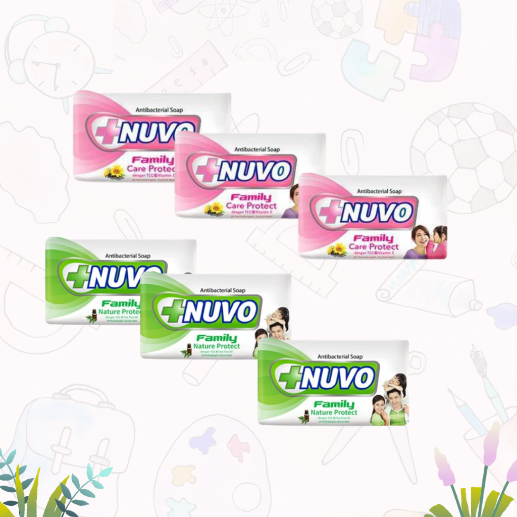 Jual Nuvo Family Sabun Mandi Batang 72g (6PCS) | Shopee Indonesia
