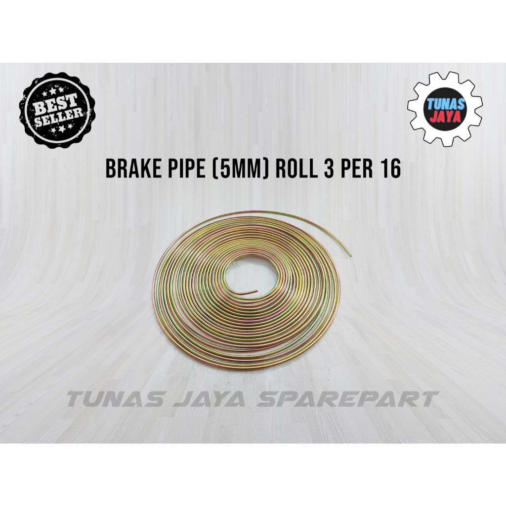 Jual SELANG REM BESI ROLL BRAKE PIPE FUSO HINO UNIVERSAL 5MM 15 METER ...