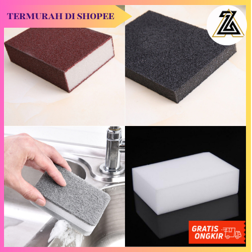 Jual SPONS NANO AJAIB SPONS ABU 2 SISI SPONS MAGIC MULTIFUNGSI CUCI ...