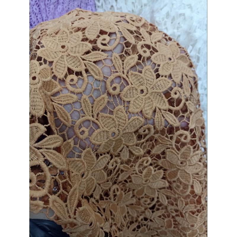 Jual KAIN / BAHAN BROKAT PRADA TEBAL/BROKAT PRADA | Shopee Indonesia