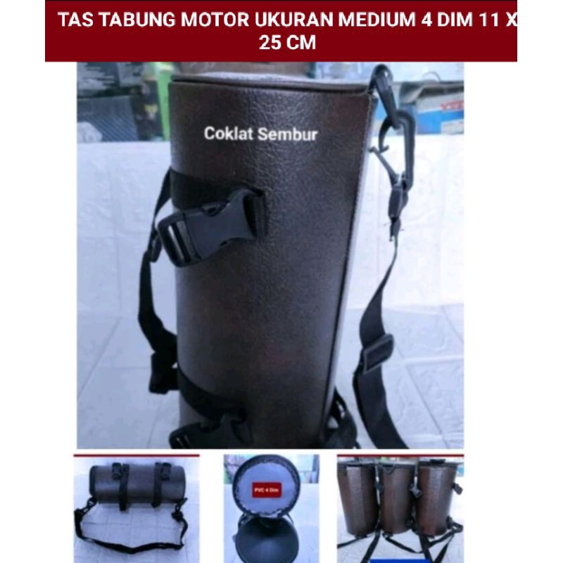 Jual Tas Tabung Serbaguna penyimpan jas hujan ukuran Premium 11 X 25 Cm ...