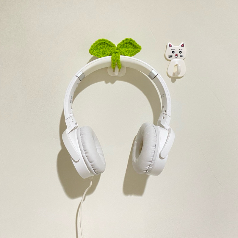 Jual [Crochetzy] Leaf Sprout Headphone Crochet Aksesoris Hiasan Headset ...