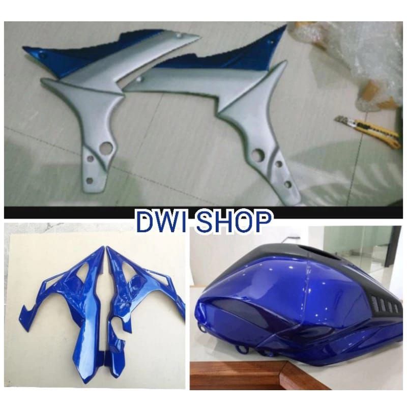 Jual paket cover tangki Undercowl dan Cover rangka Deltabox Yamaha R25 ...