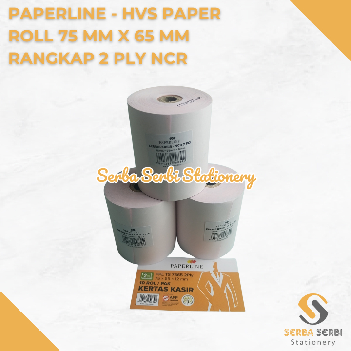 Jual GROSIR (1 BIJI) PAPERLINE - HVS PAPER ROLL / TELSTRUK / KERTAS ...