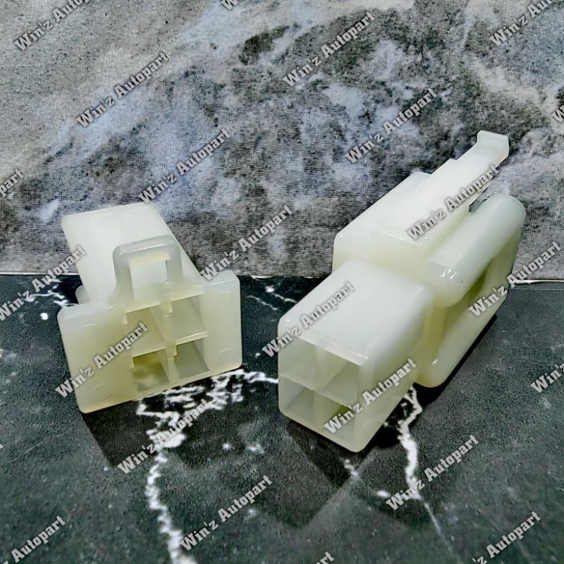 Jual SOKET 4 PIN KECIL NYLON TIPE 110 (SOCKET ONLY/KOSONGAN) / SOCKET 4 ...