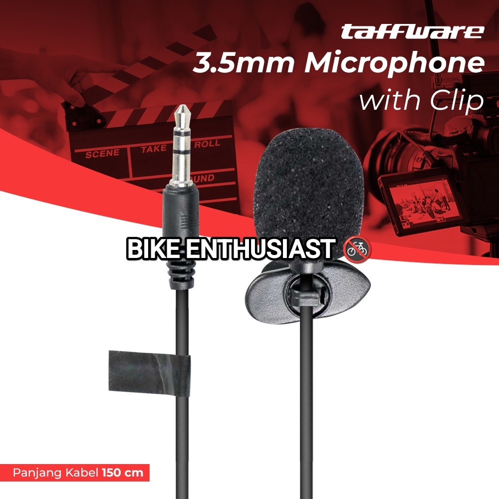 Jual SR-503 - Taffware 3.5mm Microphone Clip for Smartphone Laptop ...
