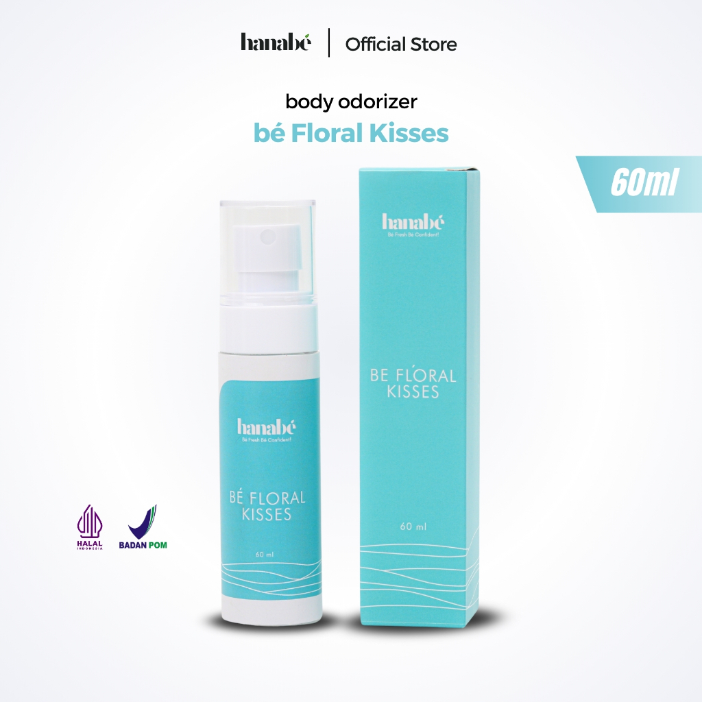 Jual HANABE Body Odorizer Aroma Floral Kisses 60ml | Shopee Indonesia