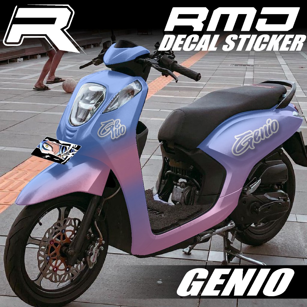 Jual Sticker Decal Genio Full Body Stiker Motor Honda Genio Tahun 2019 ...