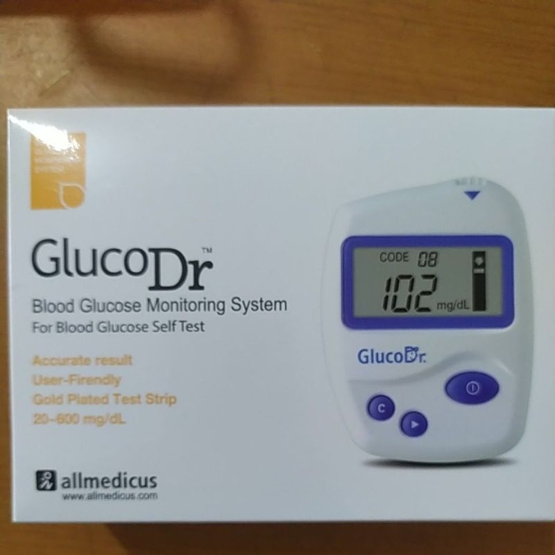 Jual Alat Tes Gula Darah GlucoDr / Test Strips Gluco Dr /Strip GlucoDr ...