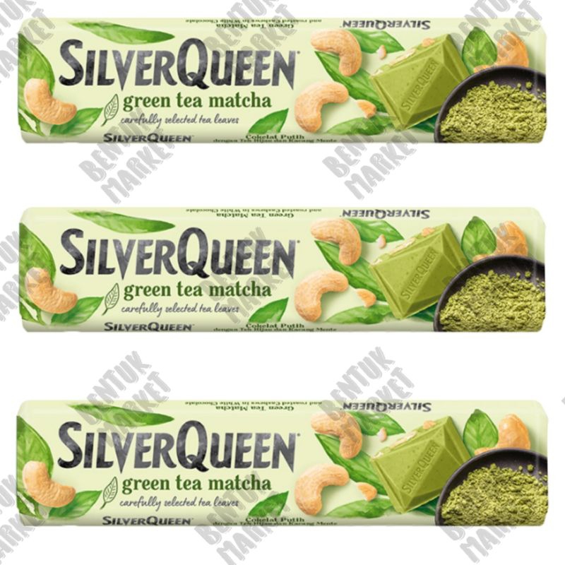 Jual Silver Queen White Chocolate Green Tea Matcha 58gr / Coklat Batang ...