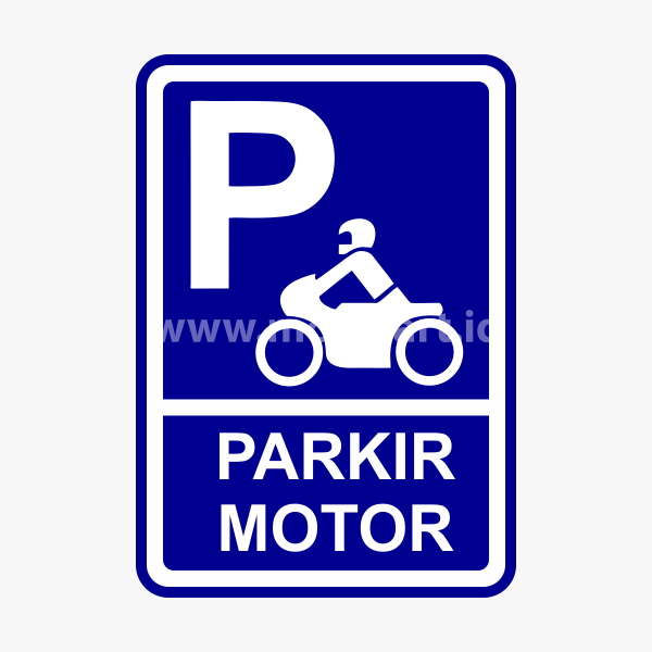 Jual Safety Sign Rambu K3 Petunjuk - Parkir Motor | Shopee Indonesia
