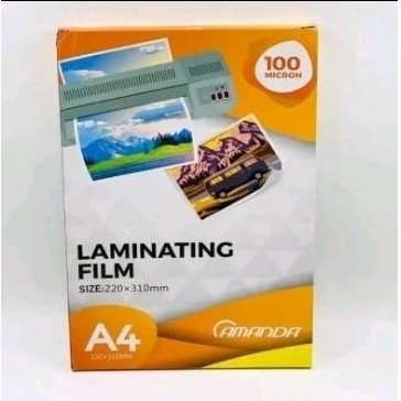 Jual (PAK) Plastik Laminating A4 Amanda 100 Micron A24 | Shopee Indonesia