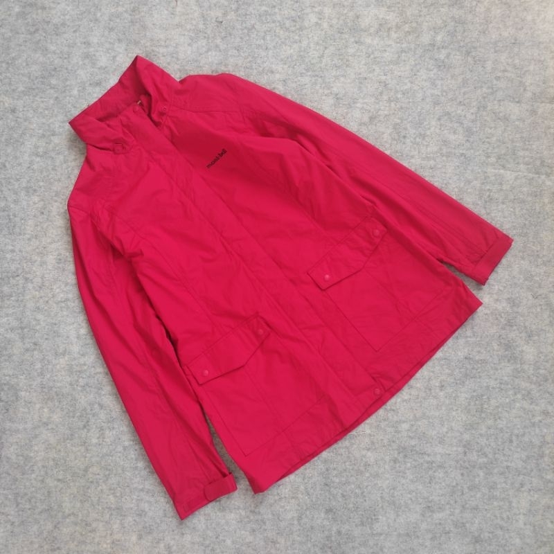 Jual jacket parka outdoor cewek dewasa Mont bell merah cakep | Shopee ...