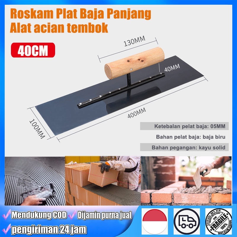 Jual Plester Besi / Trowel Semen 40cm/READY STOCK DI INDONESIA | Shopee ...