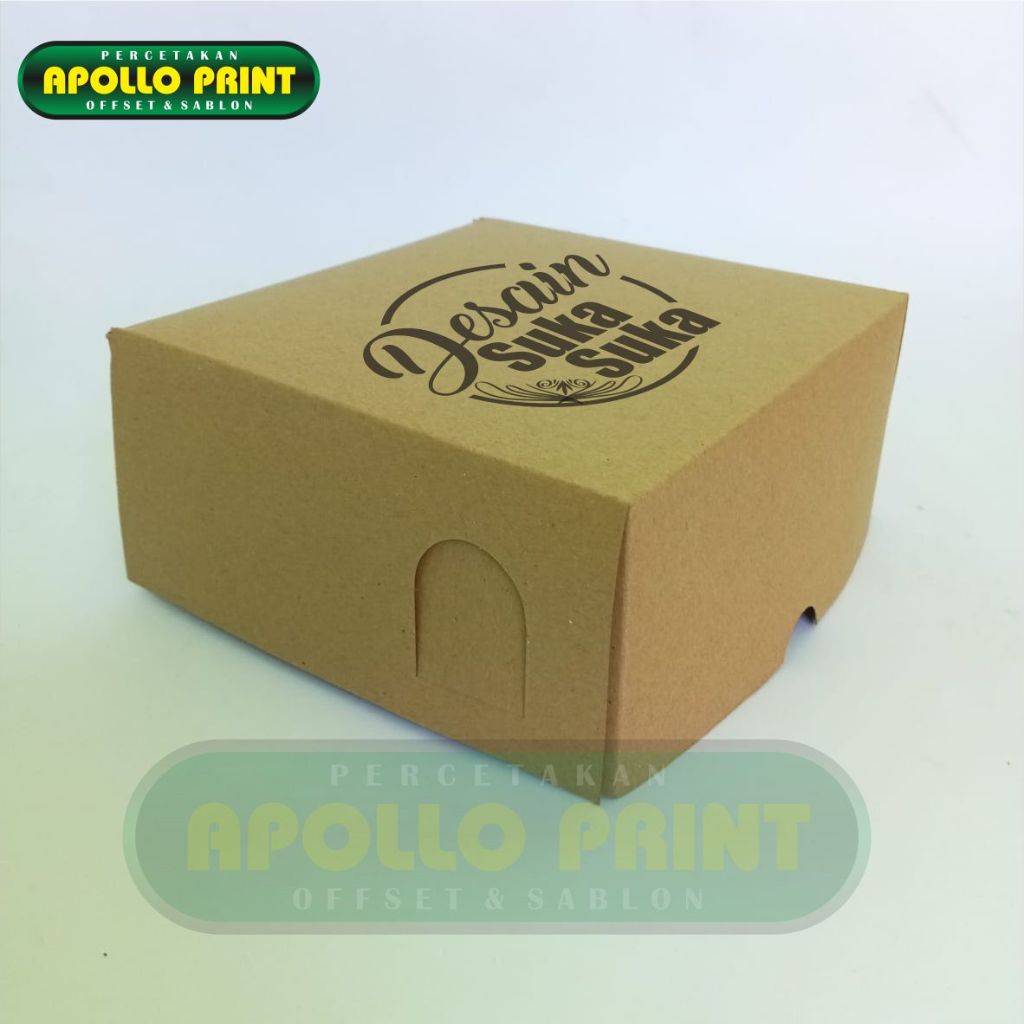 Jual Box Custom ( SABLON ) Packaging Kardus Roti, Snack, Makanan ...