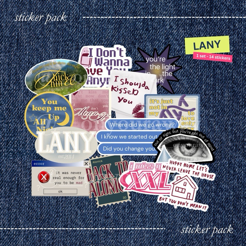 Jual LANY Sticker Set | Shopee Indonesia
