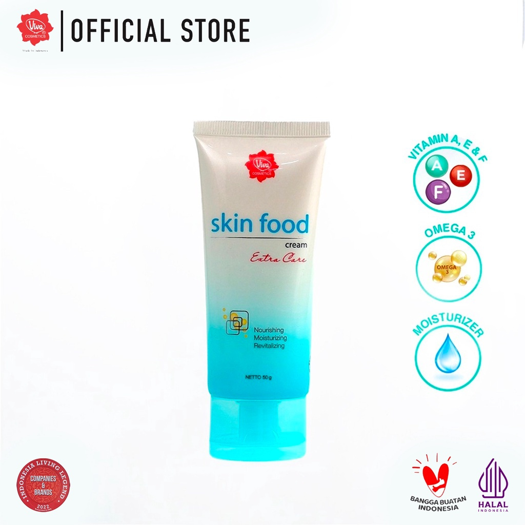 Jual Viva Skin Food Extra Care with VIT A, E, F & Omega 3 - 50 gr ...