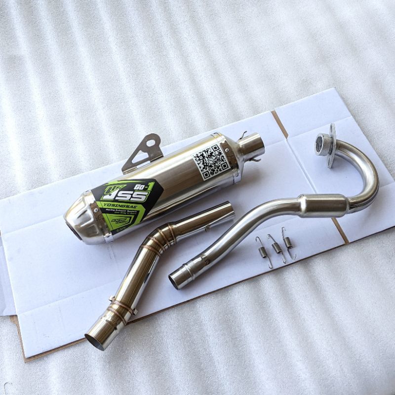 Jual Muffler Exhaust pipe YSS Yosingsae 38 mm for CRF 150 KLX 150 XR ...