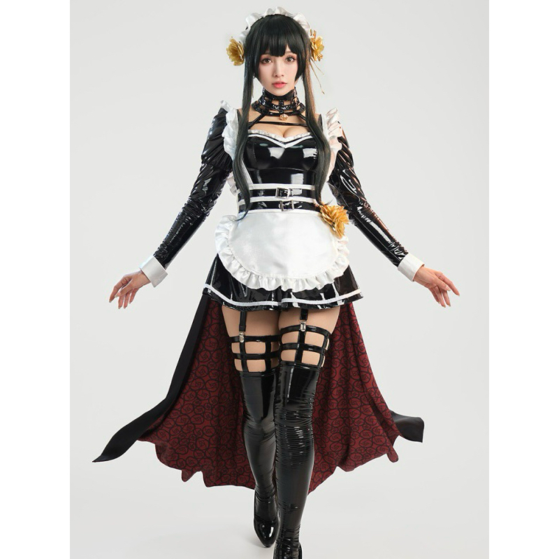 Jual 【Lolicos】Maid Yor Forger Spy x Family Cosplay Costume Fullset Wig ...