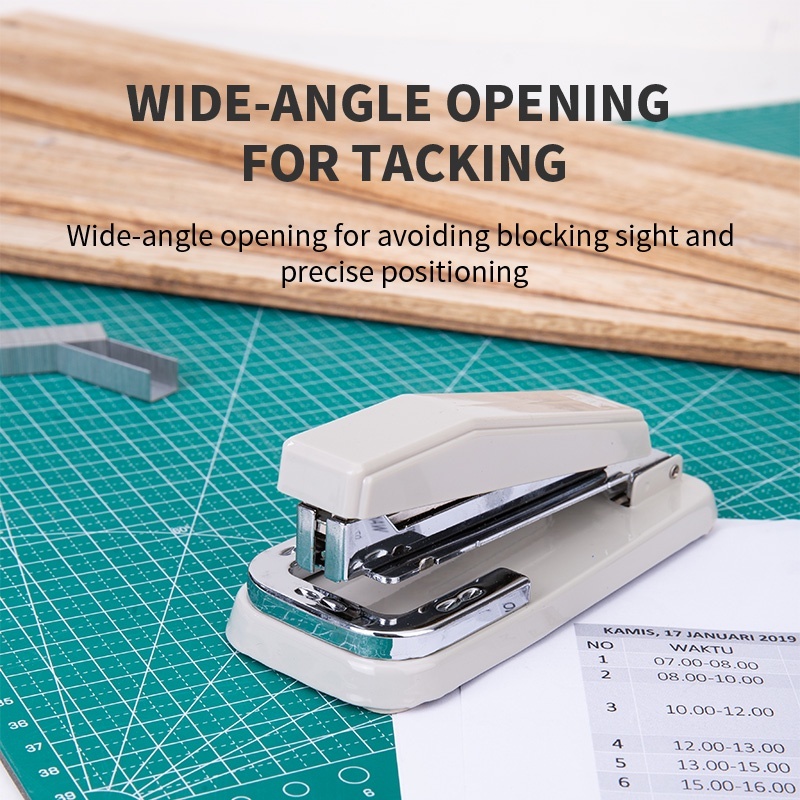 Jual Deli Rotary Stapler Staples Putar 3 Arah / Hekter Staples Putar ...