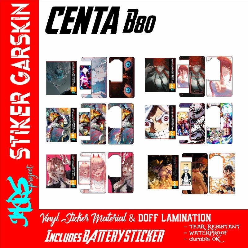 Jual stiker first b80+ BONUS STIKER BATTERAI | Shopee Indonesia