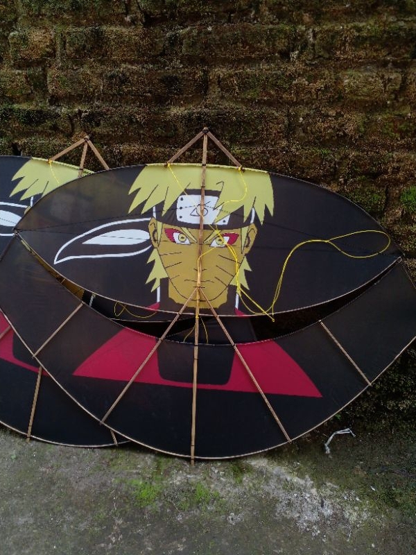 Jual layangan gapangan/sawangan 1meter naruto | Shopee Indonesia
