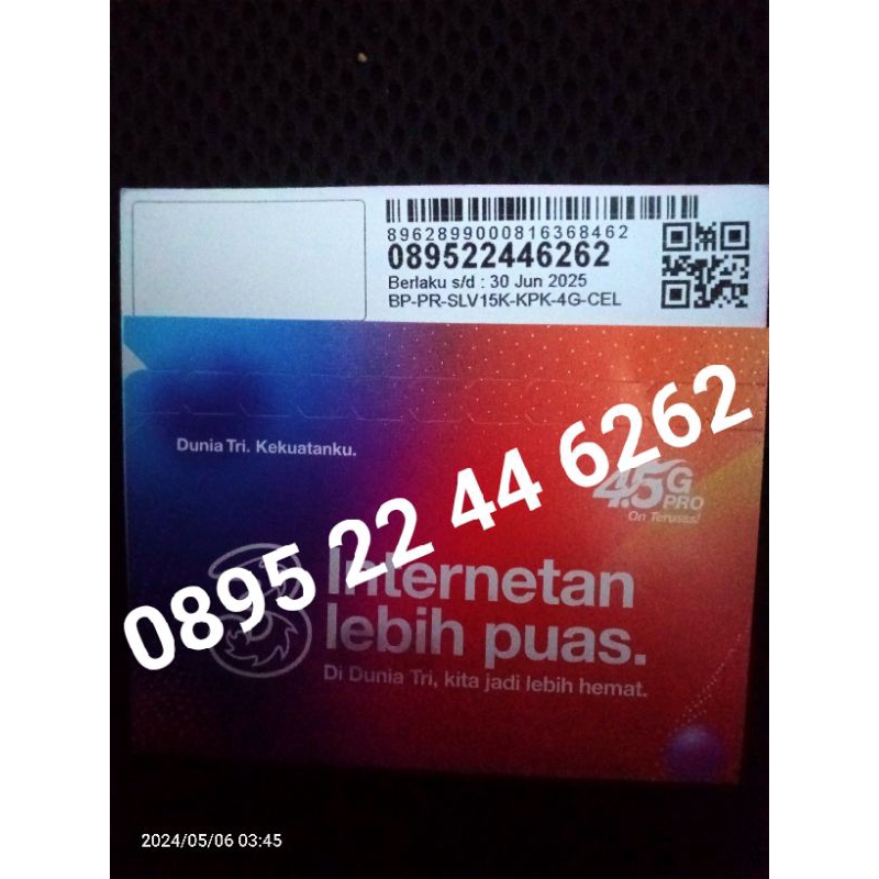 Jual perdana tri 5gb super cantik | Shopee Indonesia