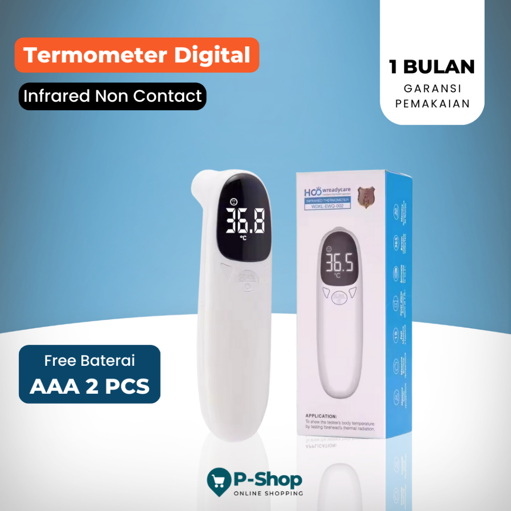 Jual Thermogun Termometer Tembak Infrared Digital Non Contact ...