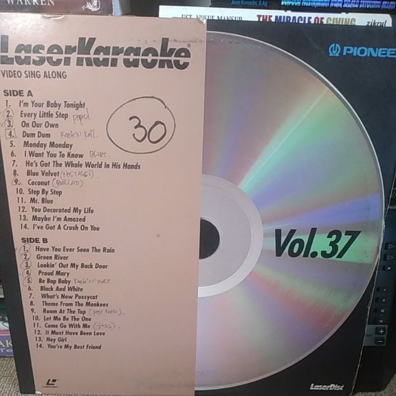 Jual LaserDisc karaoke video sing along vol.37 | Shopee Indonesia