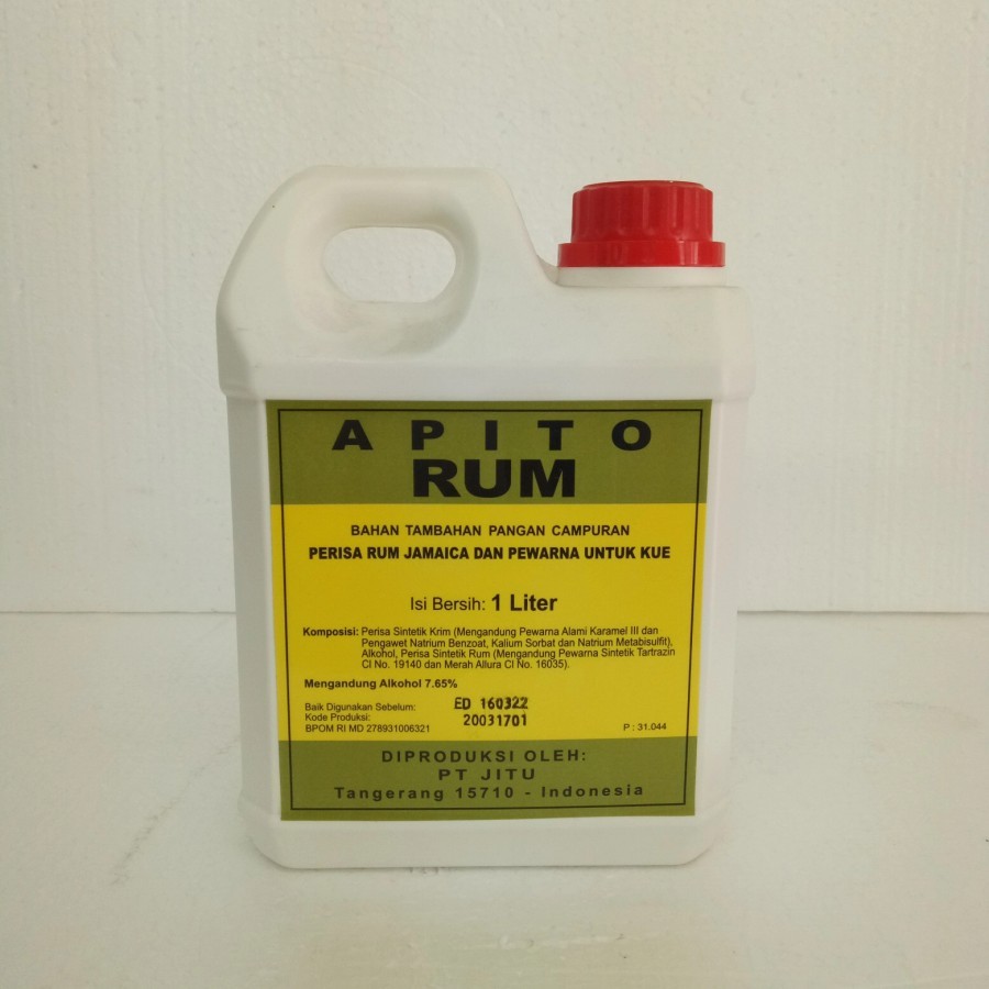 Jual Apito Rhum 1liter / Rum Apito | Shopee Indonesia